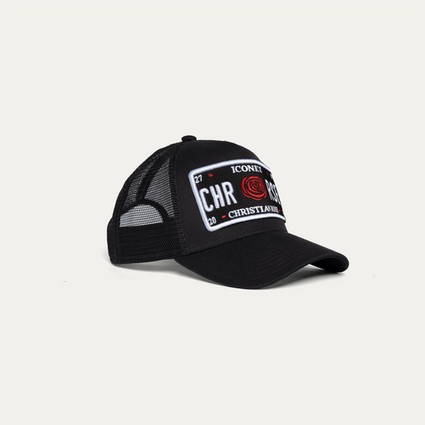 Black / White | Christian Rose | Iconic II Red Rose